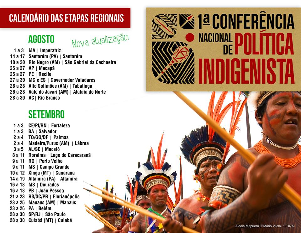 » Começam etapas regionais da Conferência de Política Indigenista